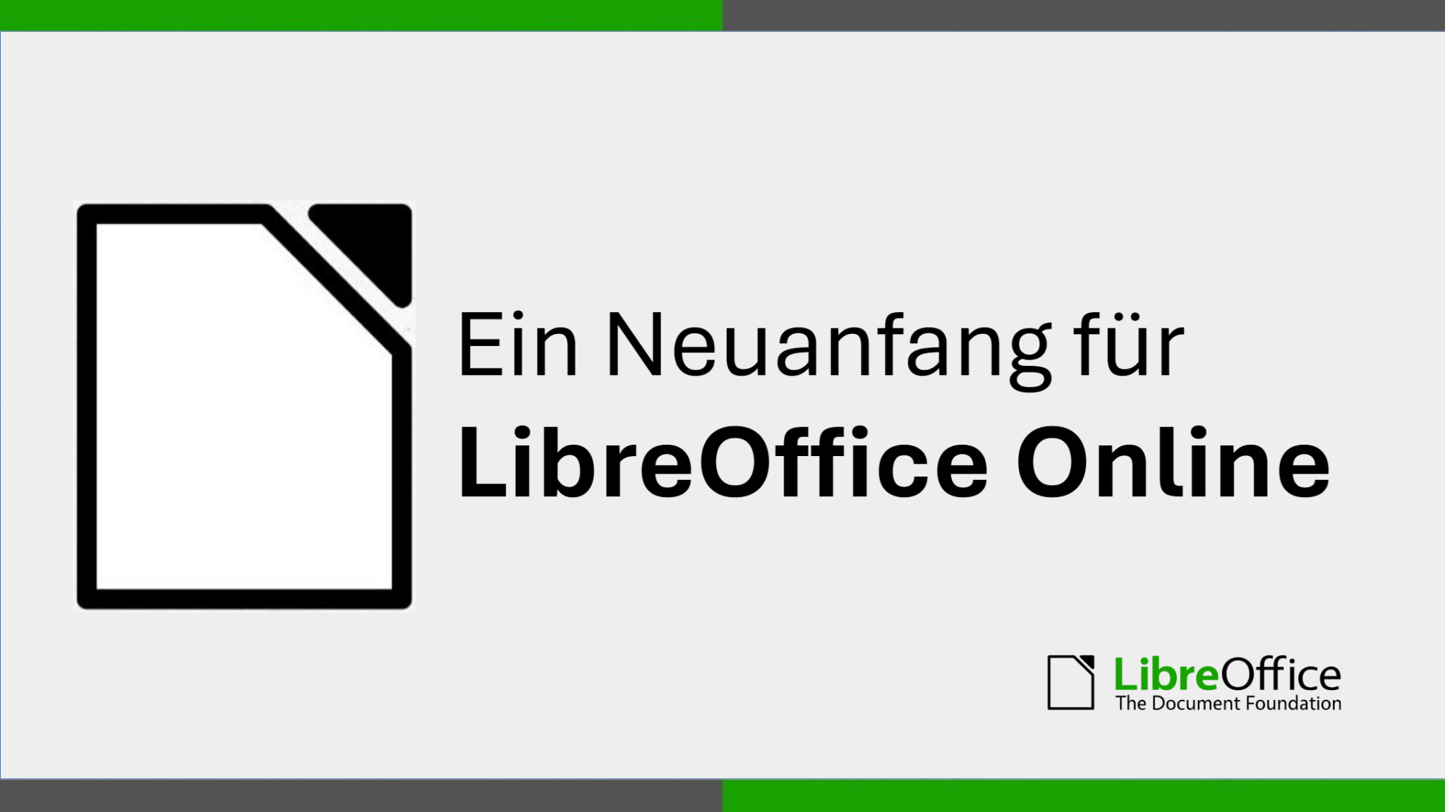 logo Ein Neuanfang für LibreOffice Online - Deutscher Community-Blog